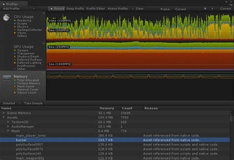 avoiding update in unity using profiling and making your