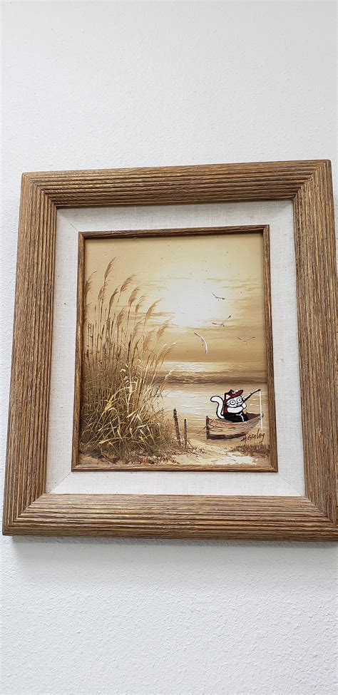 Here S My First Attempt OC Painted On A Thrift Store Find R Repaintings