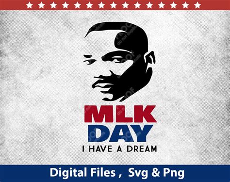 Martin Luther King Svg Mlk Svg Martin Luther King Jr Svg Etsy