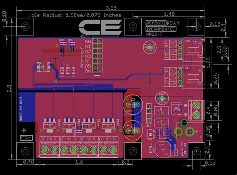 PCA Channel W Open Collector Bit PWM FET Driver With I C Interface NCD Store