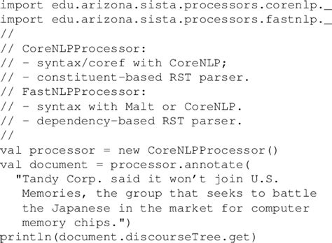 Figure 1 From Two Practical Rhetorical Structure Theory Parsers Semantic Scholar