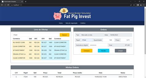 GitHub Sergio Lacerda Fat Pig Invest HomeBroker Simulator English
