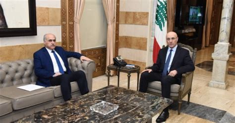 الوكالة الوطنية للإعلام لقاء بين وزير الداخلية وأبو الحسن أكد أهمية
