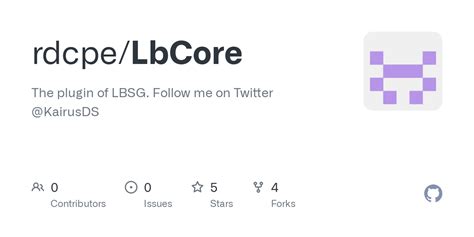 GitHub Rdcpe LbCore The Plugin Of LBSG Follow Me On Twitter KairusDS