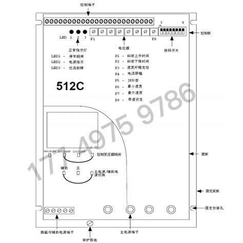 原装正品512C派克欧陆直流调速器08A 16A 32A 512C SSD驱动控制器 虎窝淘