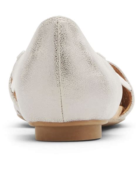 Rockport Womens Reagan Perforated Flats And Reviews Flats Shoes Macys