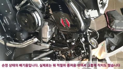 할리데이비슨 포티에잇 반스 앤 하인즈 배기음 영상 입니다 Youtube