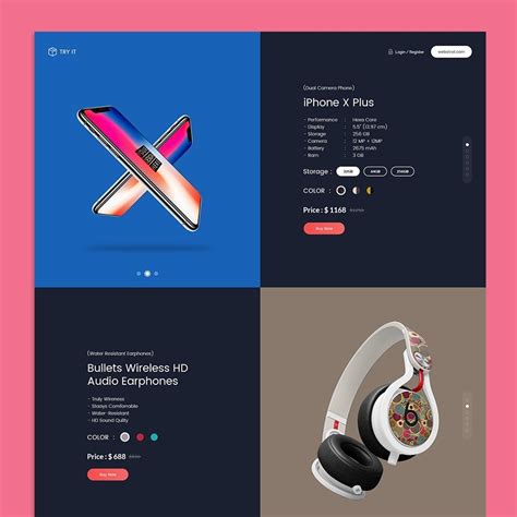 freebie tryit product offer landing pages html template