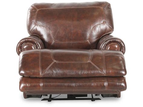 Simon Li Leather Stampede Coffee Recliner Mathis Brothers Furniture