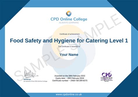 Food Safety Certificate Online Check At Justin Finn Blog