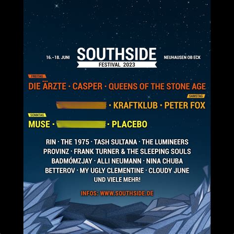 Southside 2023 Diese KÜnstler Sind Zu Erwarten