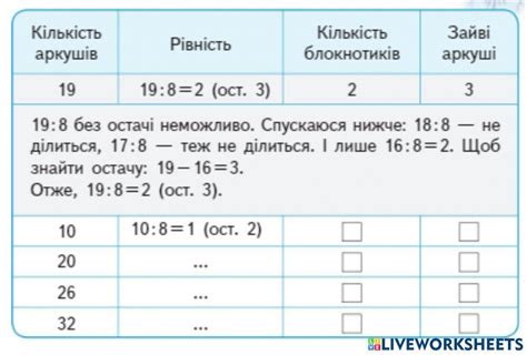 Ділення з остач… Free Interactive Worksheets 5327366