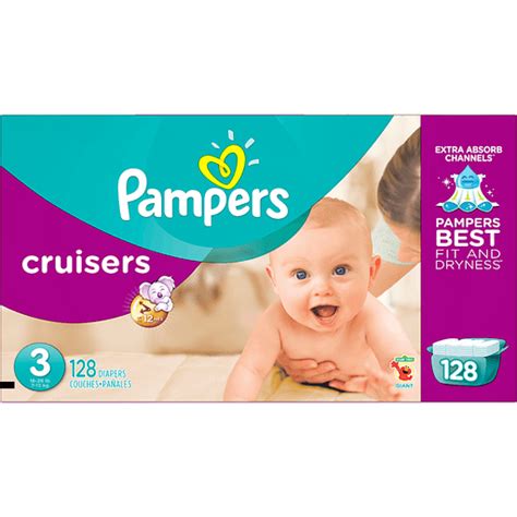Pampers Cruisers Diapers Size 3 16 28 Lb Sesame Street Giant