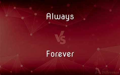 always vs forever — what s the difference