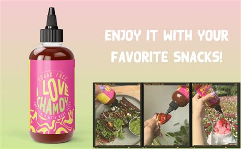 I Love Chamoy Sugar Free Carb Free Calorie Free Gluten Free Chamoy Sauce 3