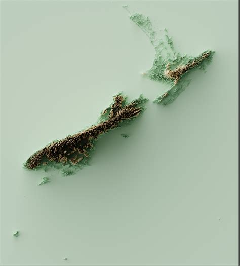 Render Of New Zealand S Qgis Blender R Geologicmaps