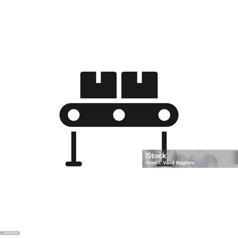 大規模生產 輸送機圖示 向量ui 概念中的簡單元素說明大規模生產 輸送機圖示 向量資訊圖概念向量插圖向量圖形及更多機械人圖片 Istock