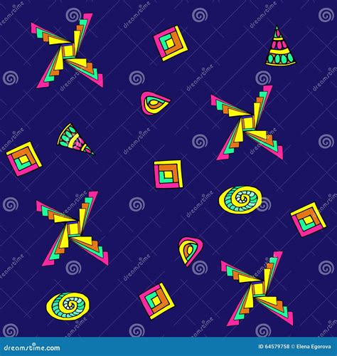 Graphical Abstract Picture Of Geometric Figure Stock Vector