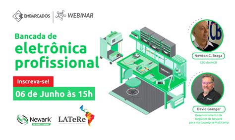 Webinar Gravado Bancada de eletrônica profissional