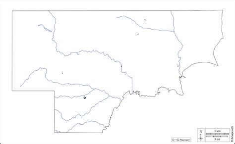 Arenac County Free Map Free Blank Map Free Outline Map Free Base Map