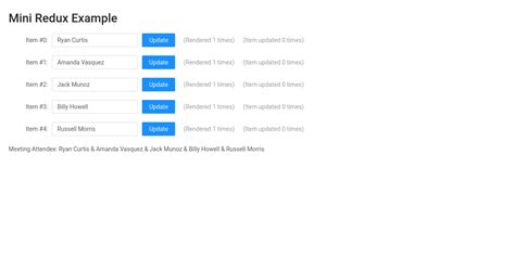 Min Redux Codesandbox