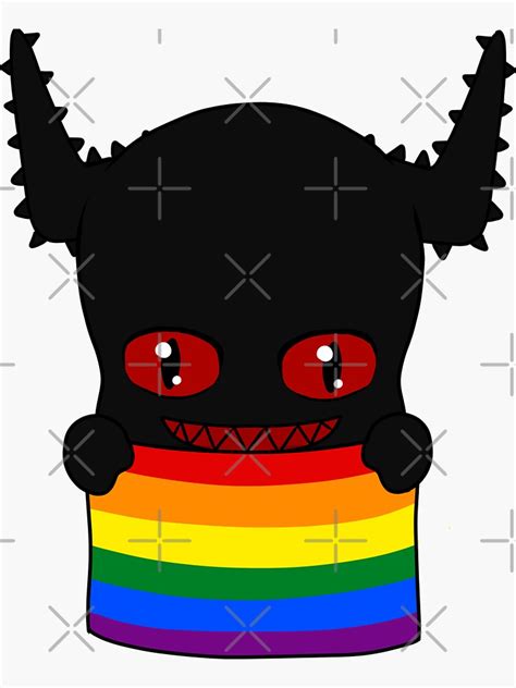 Creepypasta Pride Chibi Zalgo Sticker By Everycutethings Redbubble Creepypasta Pride Chibi Zalgo Sticker By Everycutethings Redbubble