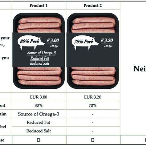 Figure A5 Choice Set 5 In The Questionnaire Figure A5 Choice Set 5 In Download Scientific