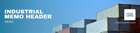 Industrial Memo Header Template Template Net