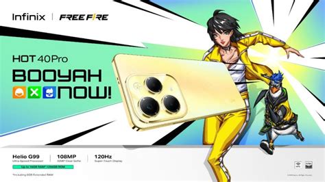 Infinix HOT 40 Series Free Fire Limited Edition Unveiled In PH