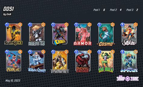 ddsi decks marvel snap zone