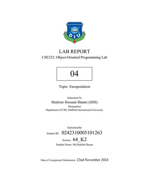 Polymorphism Java Object Oriented Programming Lab Report Pdf