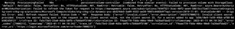 Aadclientsecret Has Expired And We Can T Mount Pvc S Issue