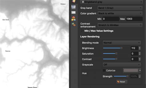 Painting Terrain In QGIS Spatialised