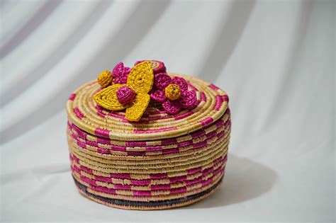 Sikki Grass Storage Box Punarnawa Soul Of Artistry