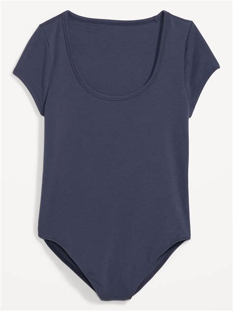 Short Sleeve Scoop Neck Bodysuit Old Navy