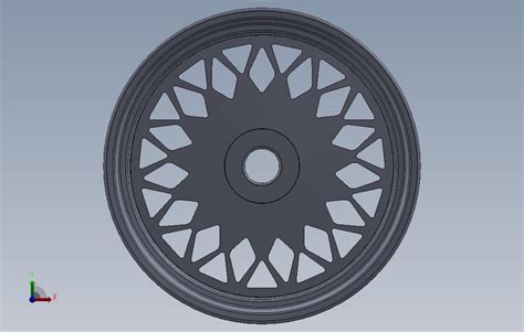 bbs单件复制品 solidworks 2013 模型图纸免费下载 懒石网
