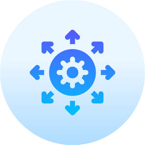 Spreading Basic Gradient Circular Icon