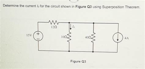 Solved Determine The Current I0 For The Circuit Shown In