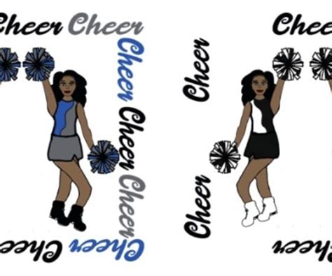 Artstation Cheer Girls W Cheer Border Artworks