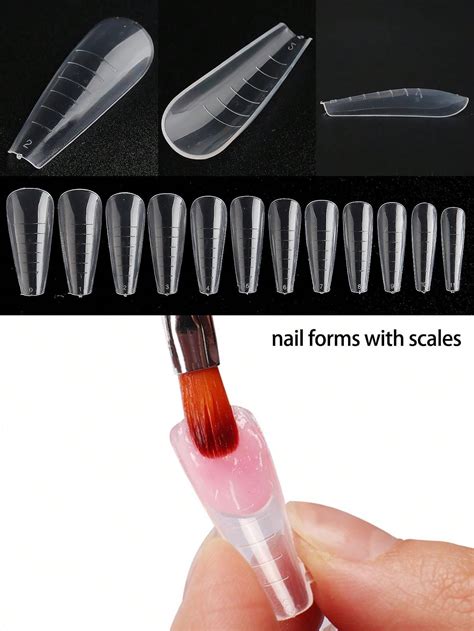 Dual Nail Form Kit 60pcs Dual Forms For Polygel Ballerina Nail