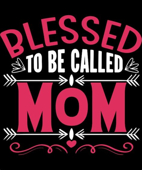 Premium Vector Mom Mother Typography T Shirt Design