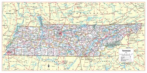 Tennessee Map