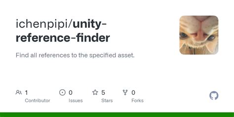github ichenpipi unity reference finder find all references to the specified asset