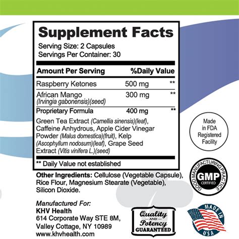 Raspberry Ketone Ultra Khv Health