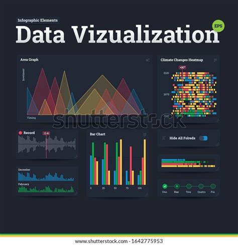 Vector Infographic Elements Set Data Visualization Stock Vector Royalty Free