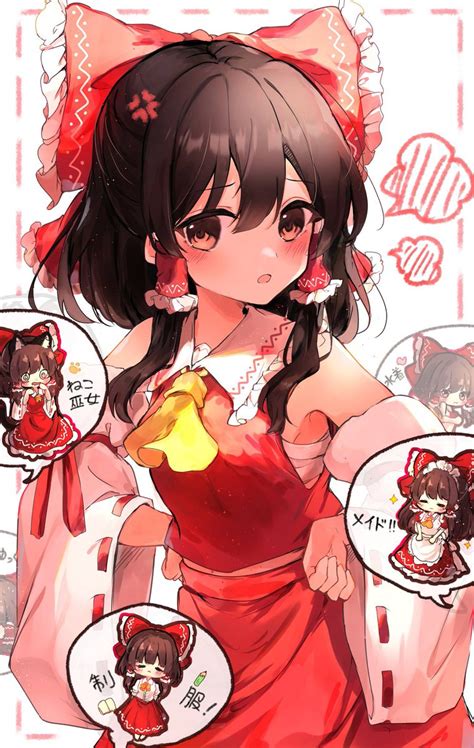 A Rather Festive Doomtrain On Twitter Rt Shangurira8901 霊夢さんに色々着せたい