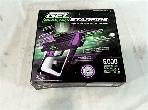 Gel Blaster Starfire Glow In The Dark Gellet Blaster With 5000