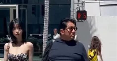 방시혁 00년생 여성 Bj와 포착…베버리힐스 찍힌 영상 보니