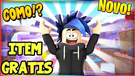 COMO PEGAR O NOVO ITEM GRATIS DO ROBLOX YouTube