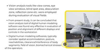 Application Of Digital Human Modeling And Simulation For Vision